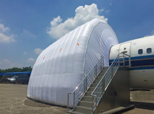 Standard Inflatable Shelters | Mobile Aircraft Hangars